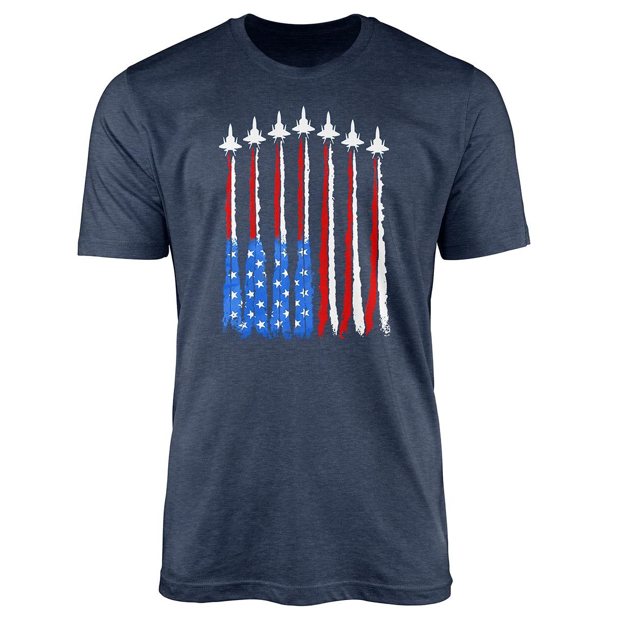Click here for Mens Afterburner Flag USA Short Sleeve Tee prices