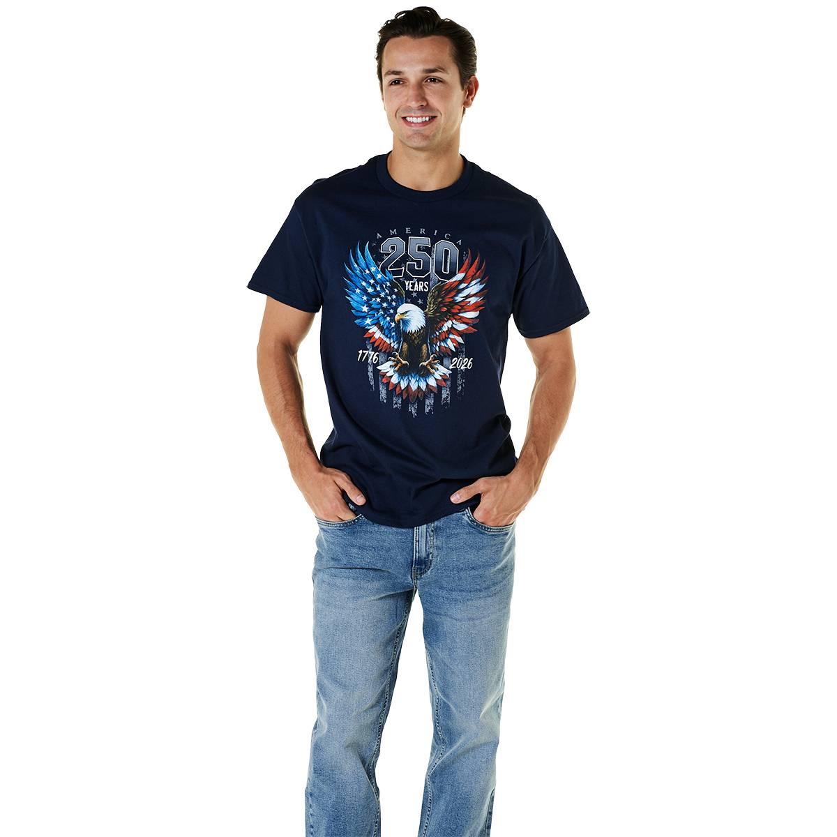 Click here for Mens Home of the Brave America 250 Wings of Freedo... prices
