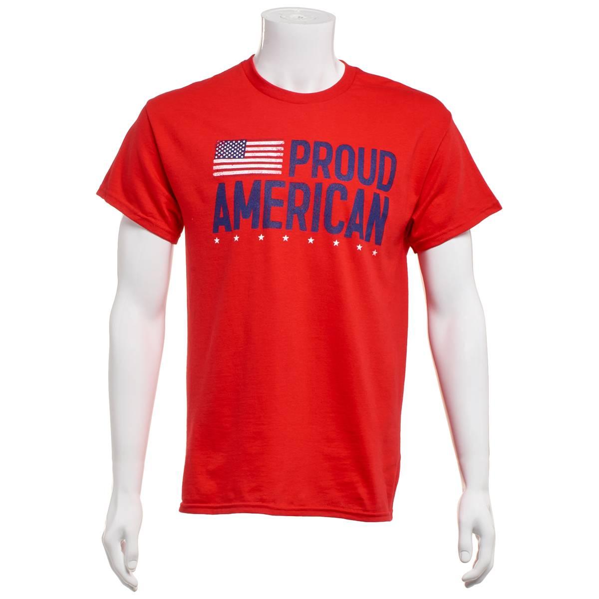 Click here for Mens Home of the Brave Proud American Graphic Tee prices