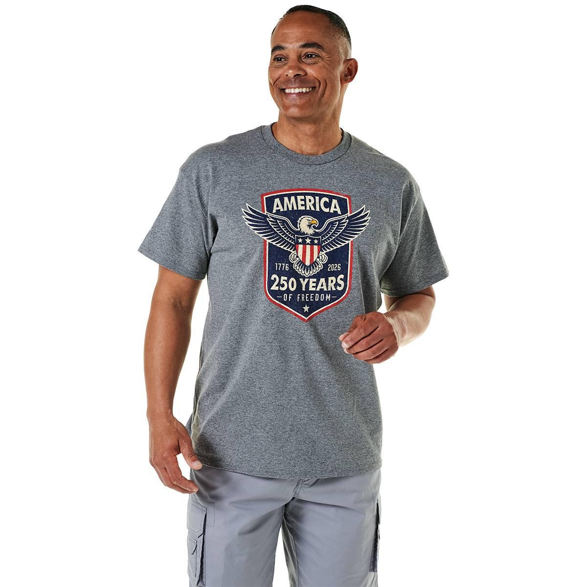 Click here for Mens Home of the Brave 250 Eagle Badge Short Sleev... prices