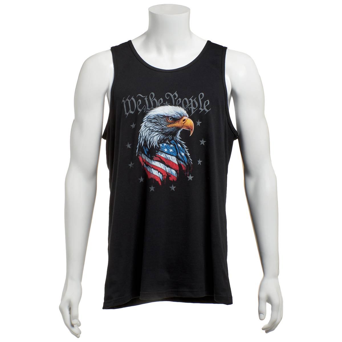 Click here for Mens Home of the Brave We The People Graphic Tank... prices