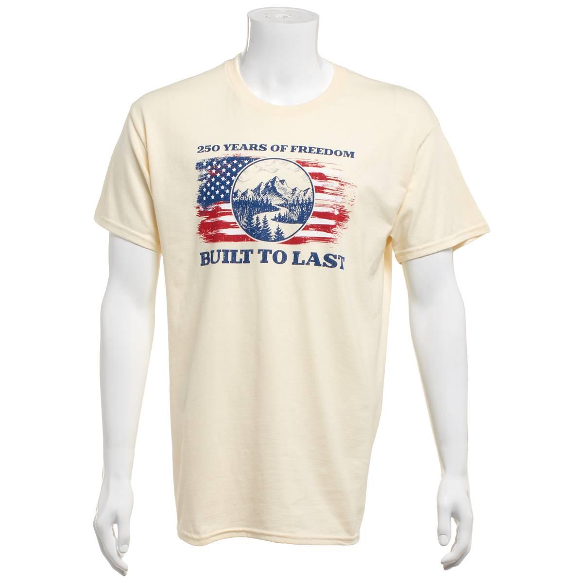 Click here for Mens Home of the Brave 250 Built to Last Graphic T... prices
