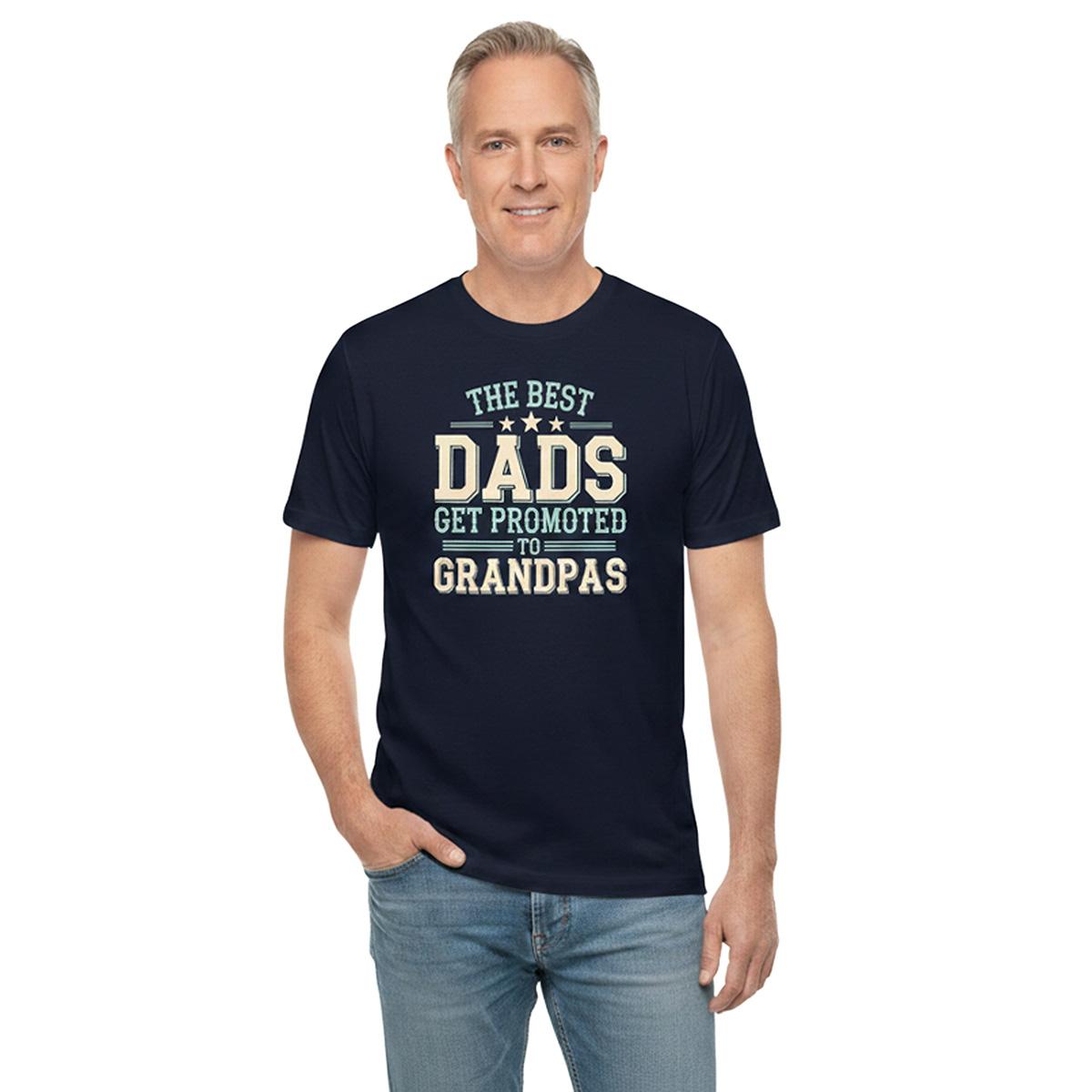 Click here for Mens Best Dads Get Promoted to Grandpa Short Sleev... prices