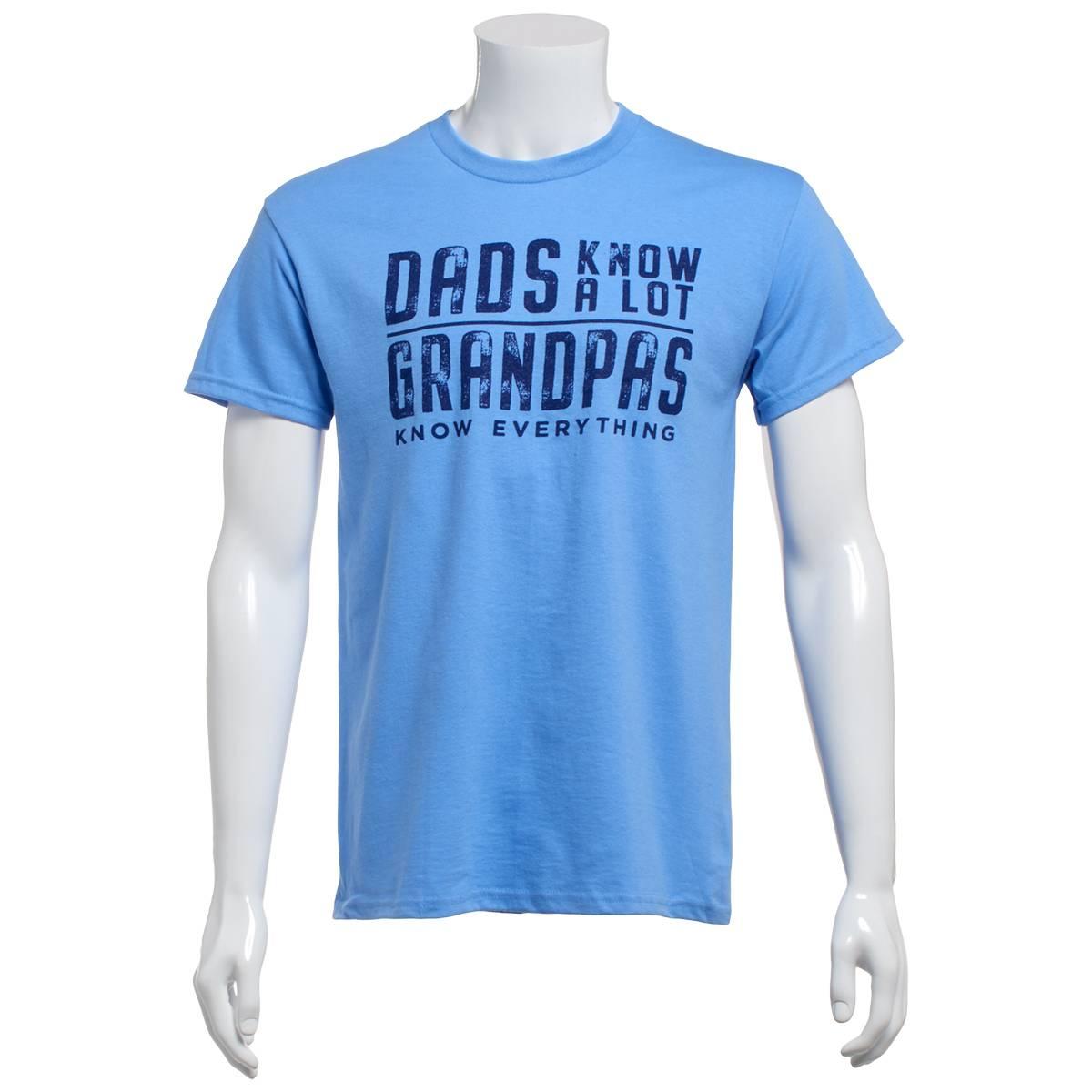 Click here for Mens Dads Know A Lot Grandpas Know Everything Grap... prices