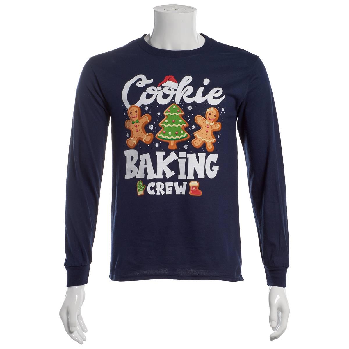 Click here for Young Mens Cookie Baking Crew Long Sleeve Graphic... prices