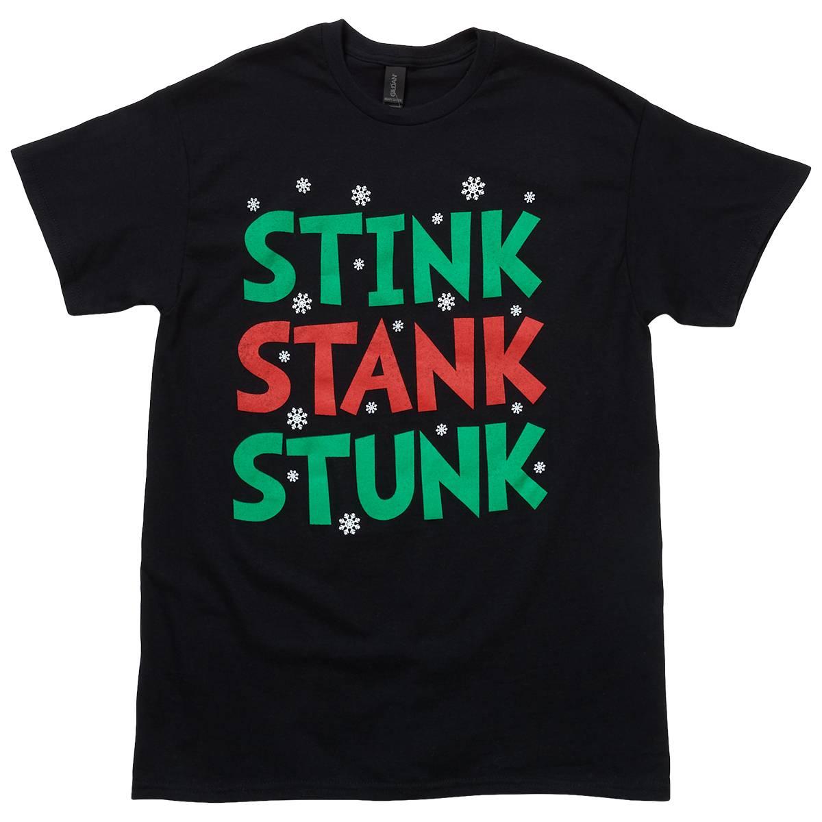 Click here for Young Mens Grinch Stink Stank Short Sleeve Graphic... prices