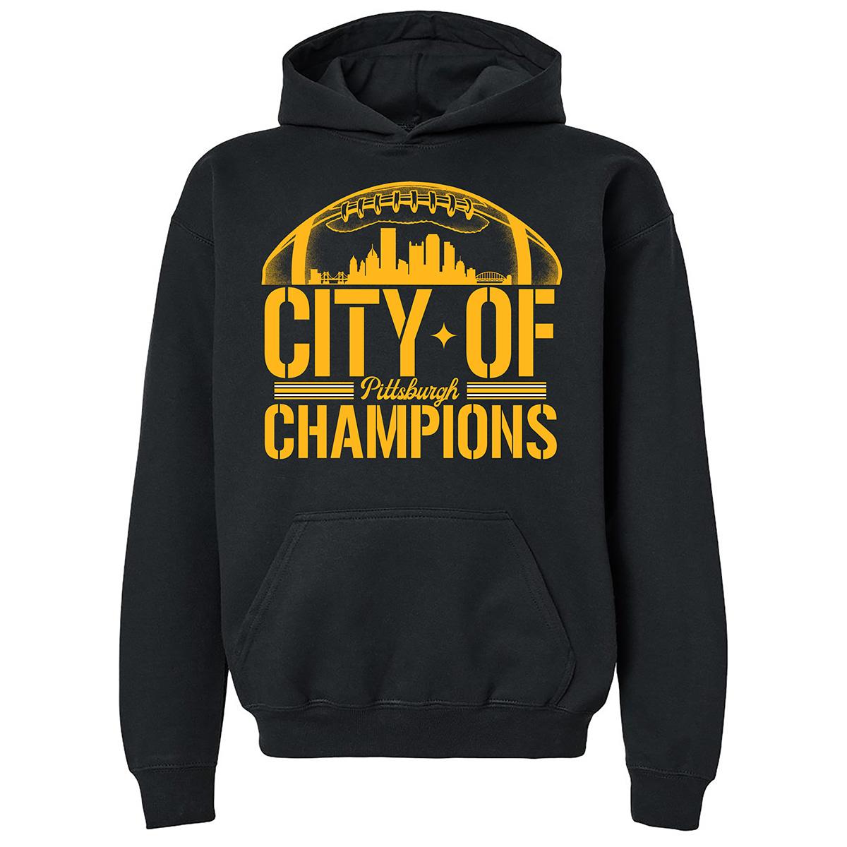 Click here for Boys (8-20) Tailgate Pittsburgh Football Champions... prices