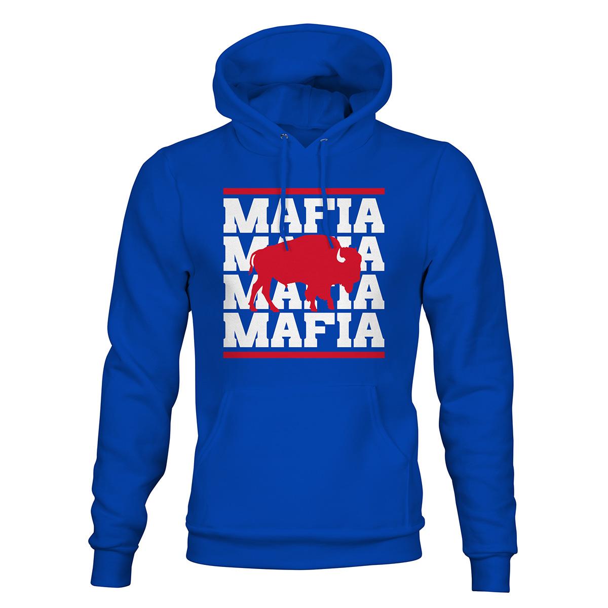 Click here for Mens Tailgate Buffalo Football All Day Mafia Hoodi... prices