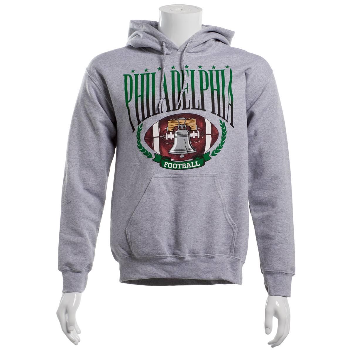 Click here for Mens Tailgate Philly Bell Birds Hooded Sweatshirt prices