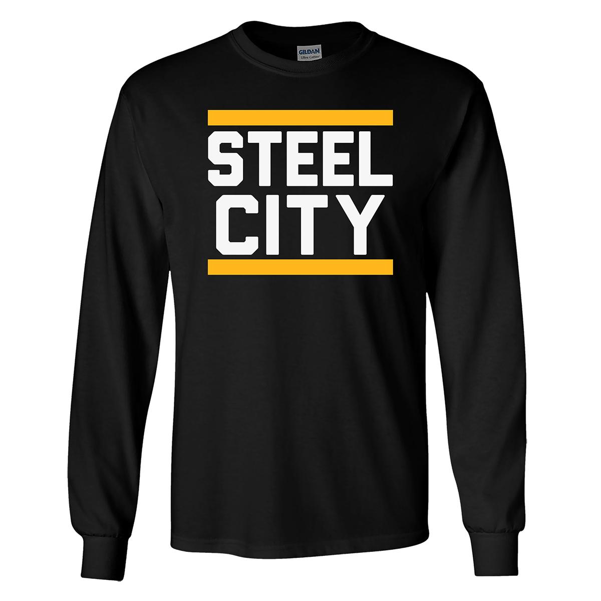 Click here for Mens Tailgate Pittsburgh Football Steel City Long... prices