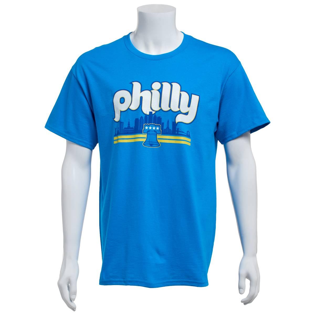 Click here for Mens Tailgate Philadelphia Baseball Skyline Bell T... prices