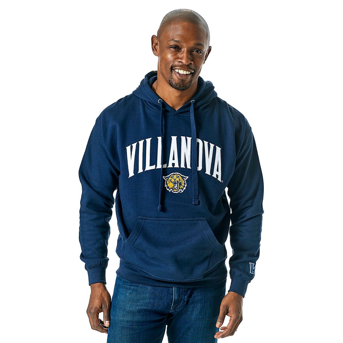 Click here for Mens Villanova Applique Emblem Hoodie prices