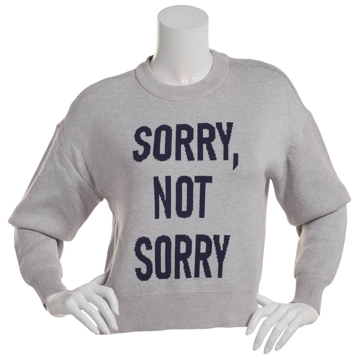 Click here for Juniors No Comment Sorry Not Sorry Graphic Crew Ne... prices