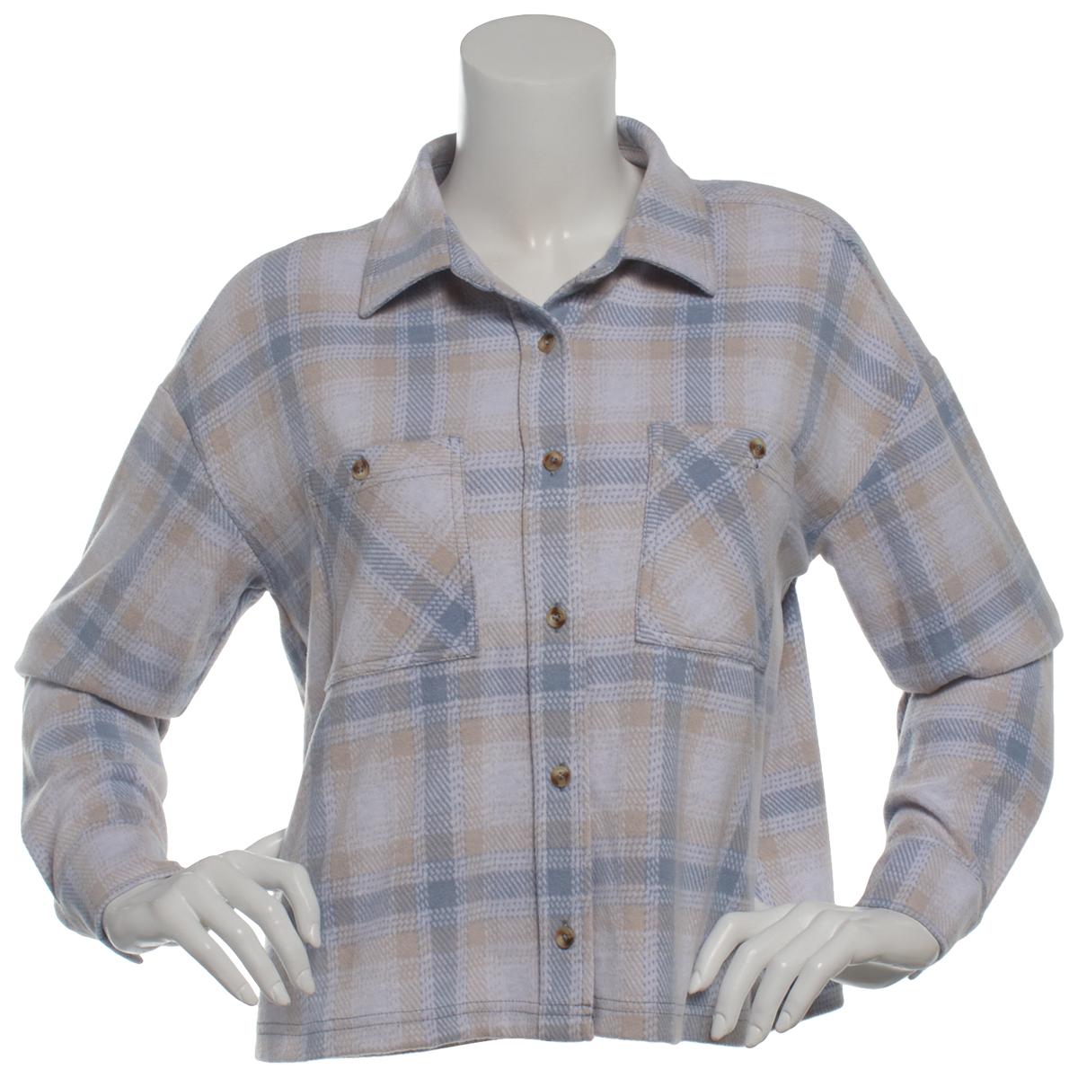 Click here for Juniors No Comment Dew Flannel Shirt prices