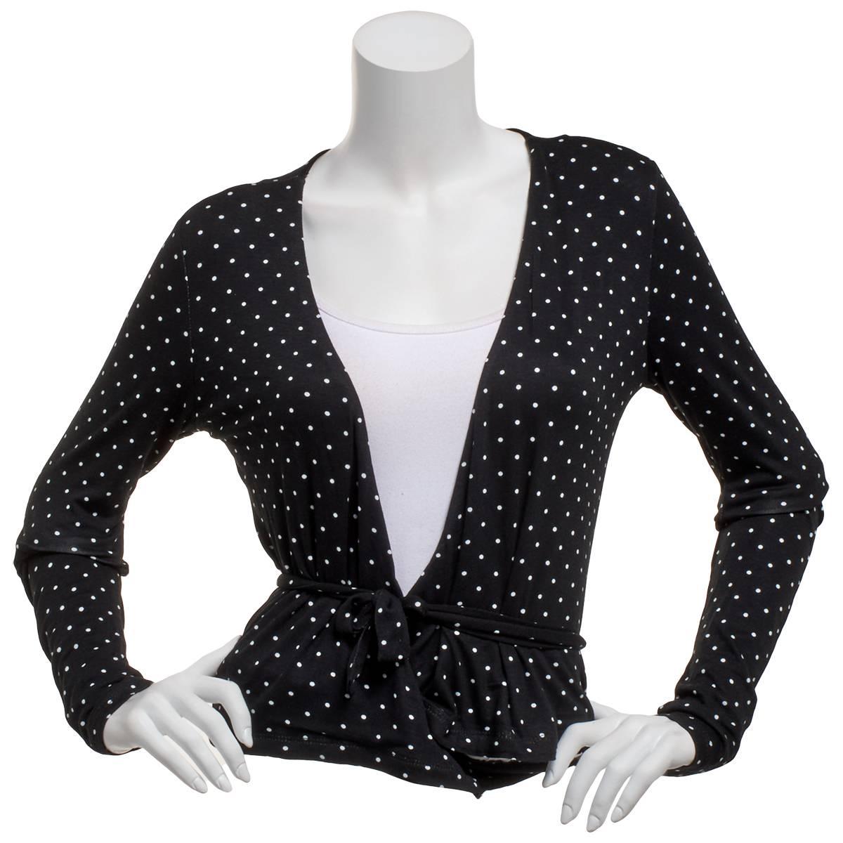 Click here for Juniors No Comment Jersey Surplice Neck Tie Back T... prices