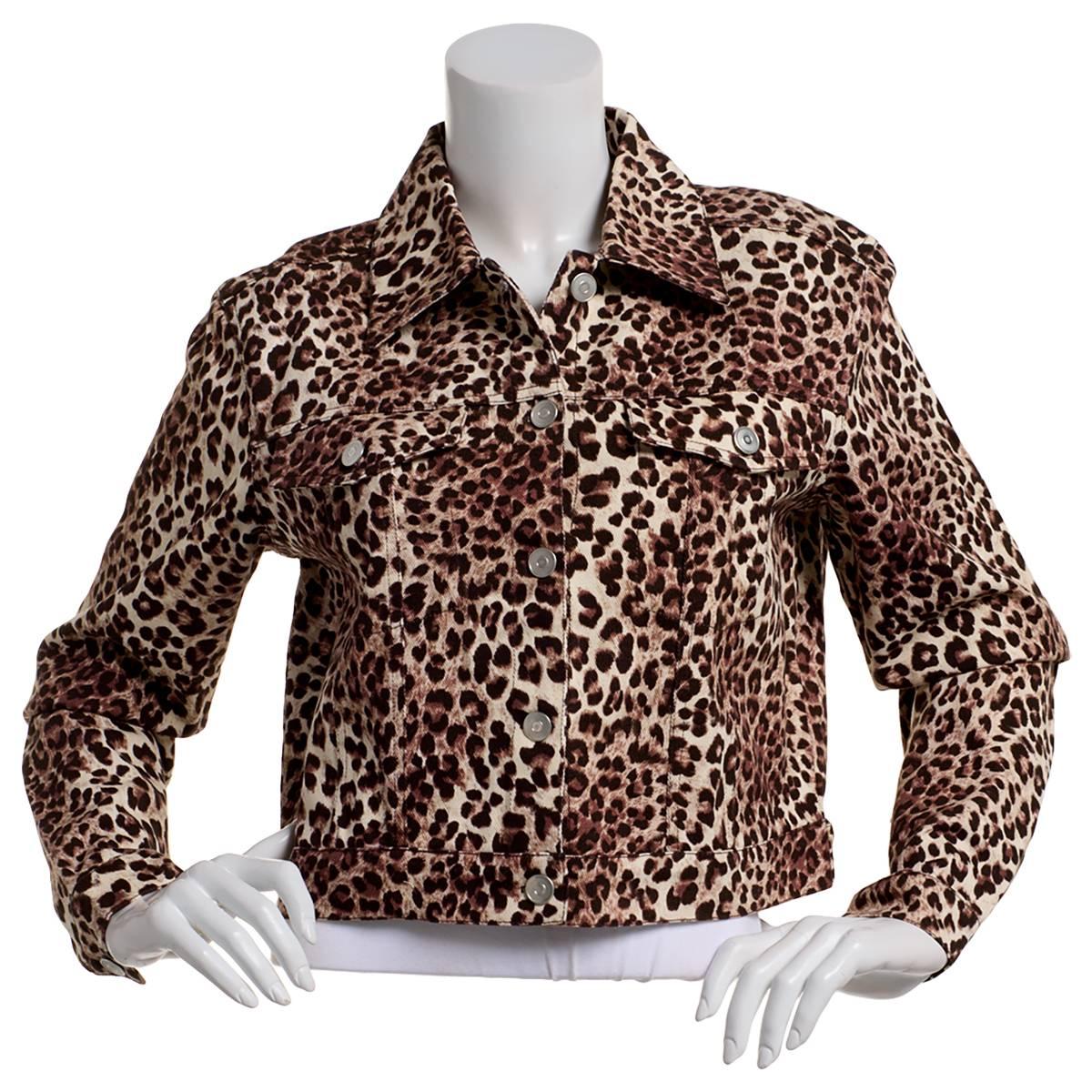 Click here for Juniors No Comment Cotton Twill Leopard Jacket prices