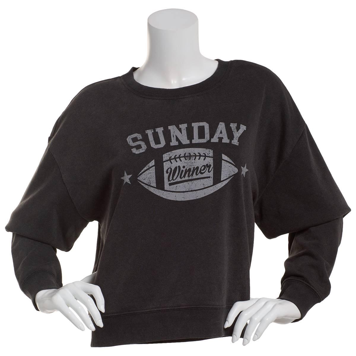 Click here for Juniors No Comment Sunday Football Crewneck Sweats... prices