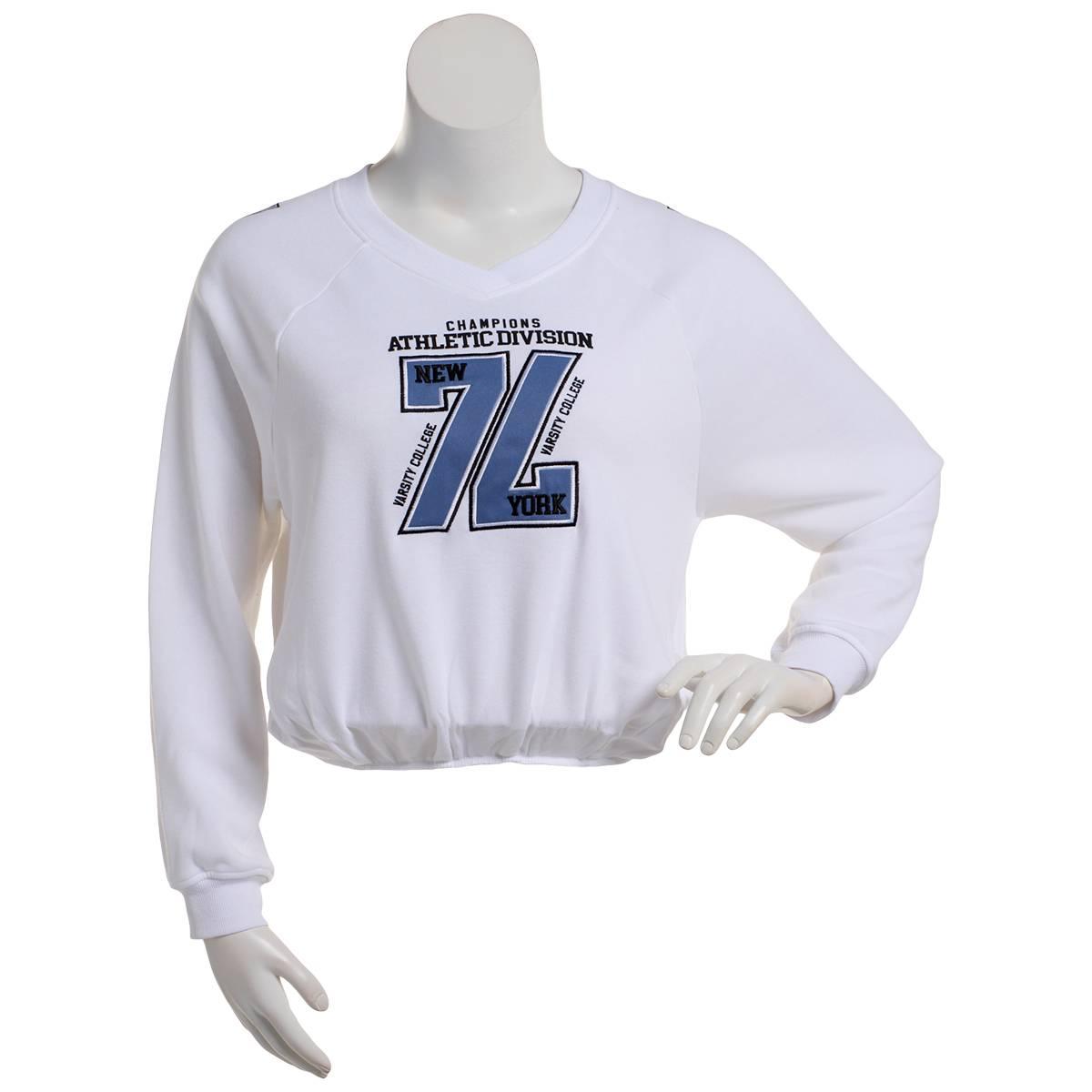 Click here for Juniors No Comment Bubble Hem Champions Sweatshirt prices