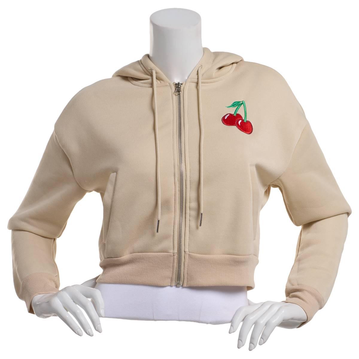 Click here for Juniors No Comment Mon Cheri Zip Hoodie prices