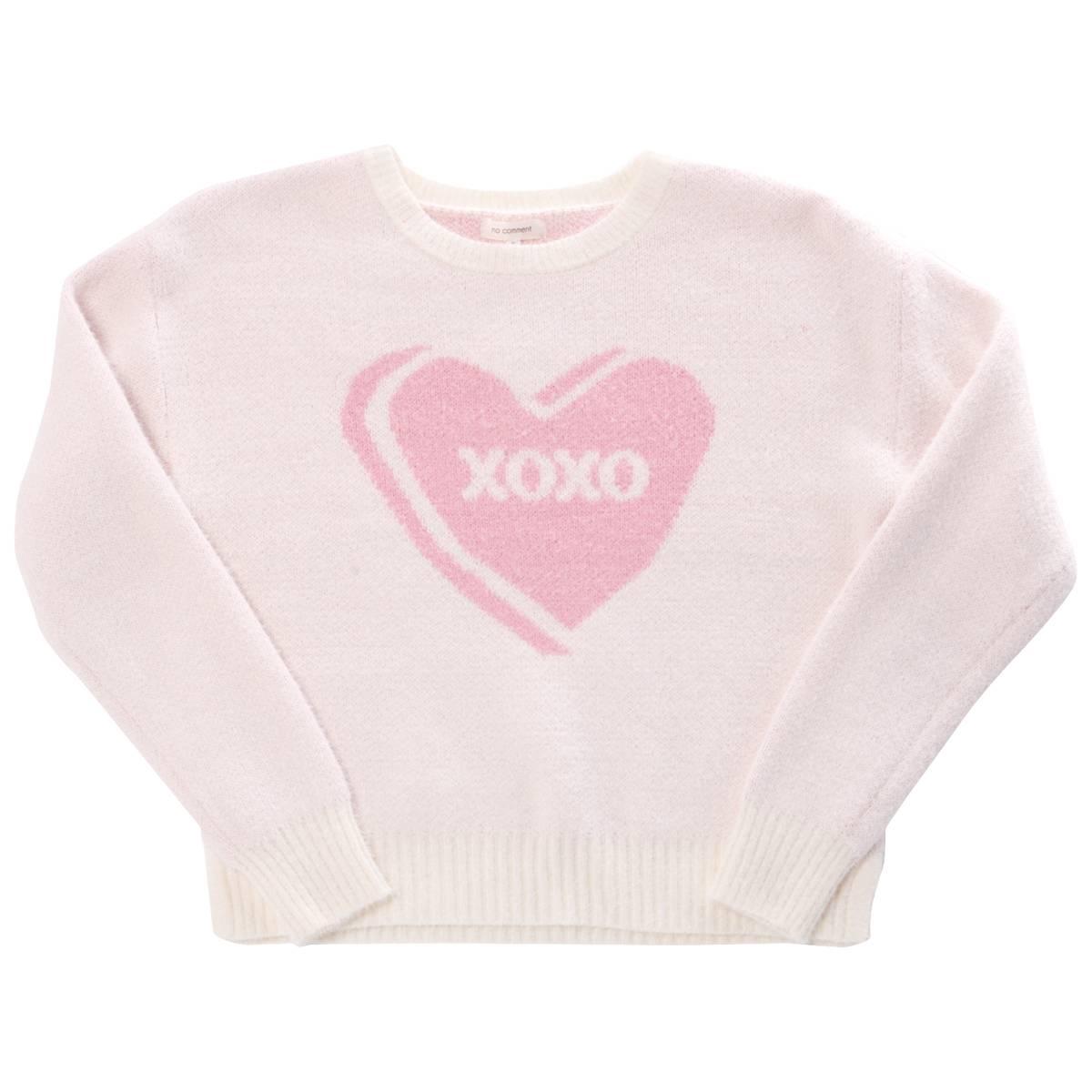 Click here for Girls (7-16) No Comment Candy Heart Sweater prices