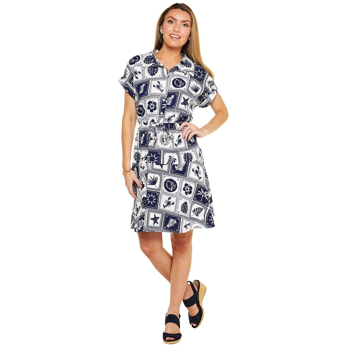Click here for Womens Kathy Ireland Short Sleeve Lobster Coastal... prices