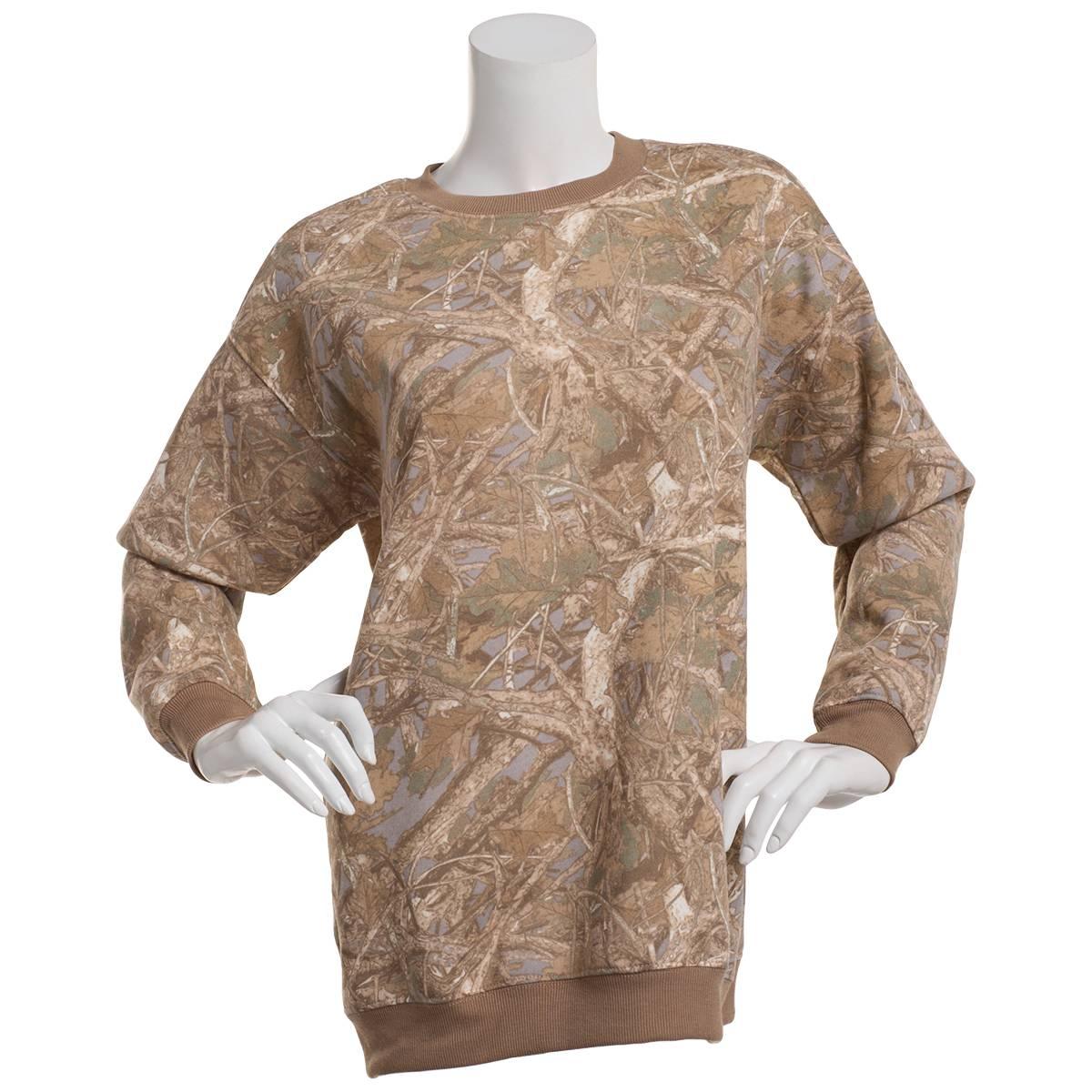 Click here for Juniors No Comment Camo Oversized Fleece Sweatshir... prices