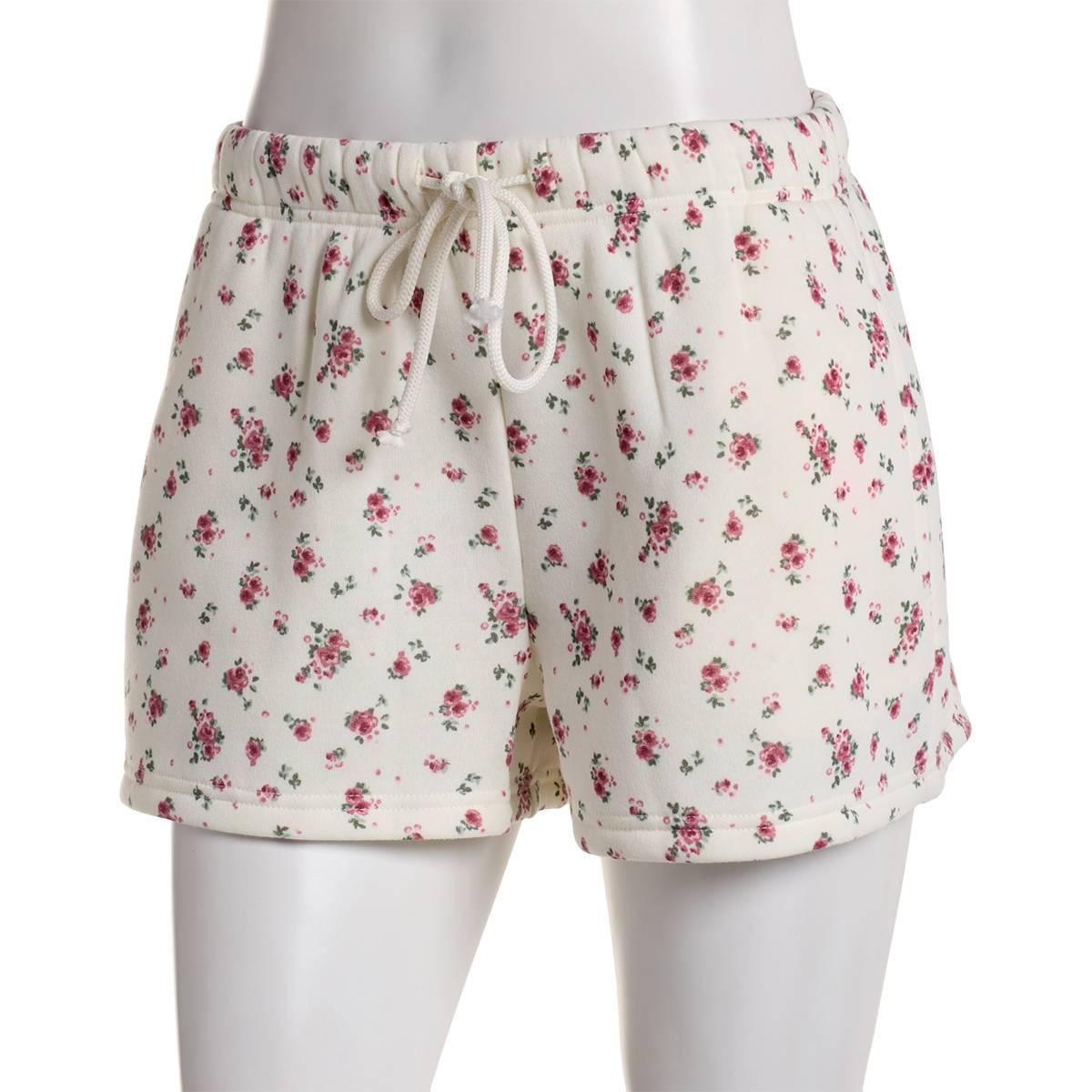Click here for Juniors No Comment Fleece Rose Bloom Drawcord Soft... prices