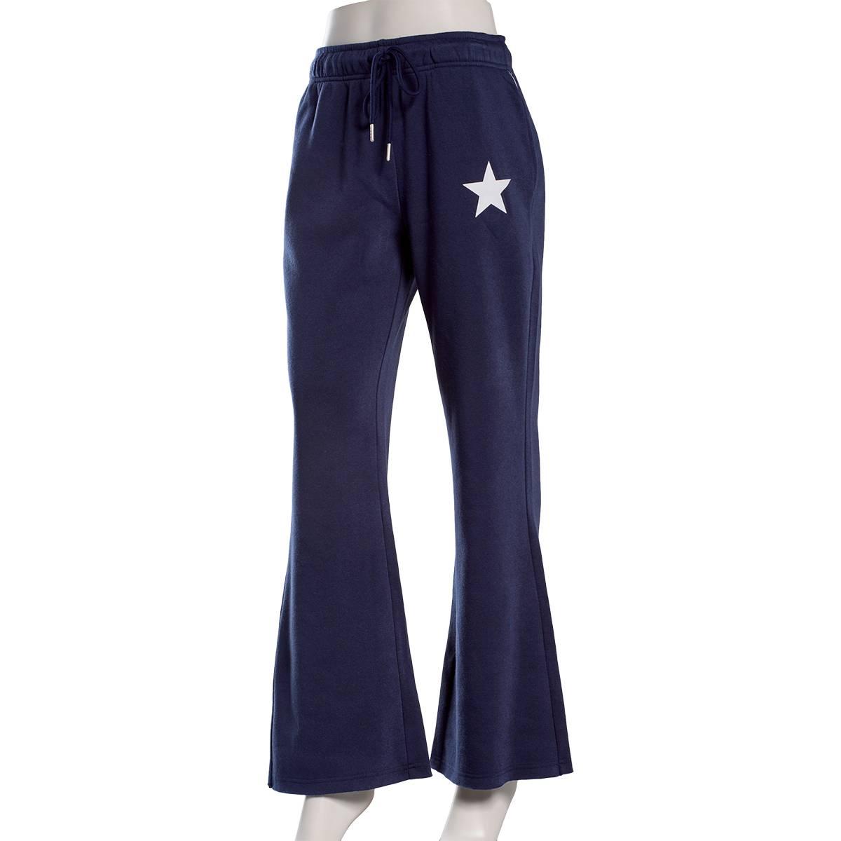 Click here for Juniors No Comment Star Graphic Fleece Flare Sweat... prices
