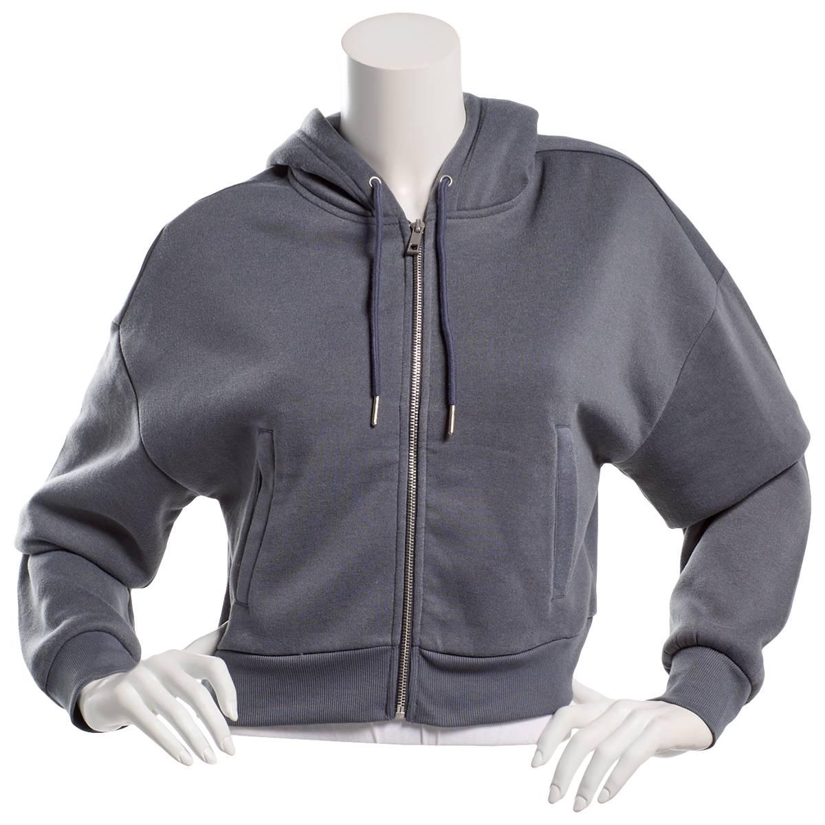 Click here for Juniors No Comment Solid Fleece Meet & Greet Zip U... prices