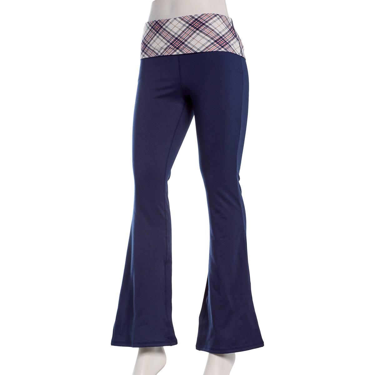 Click here for Juniors No Comment Fleece Fold Over Waist Flare Pa... prices