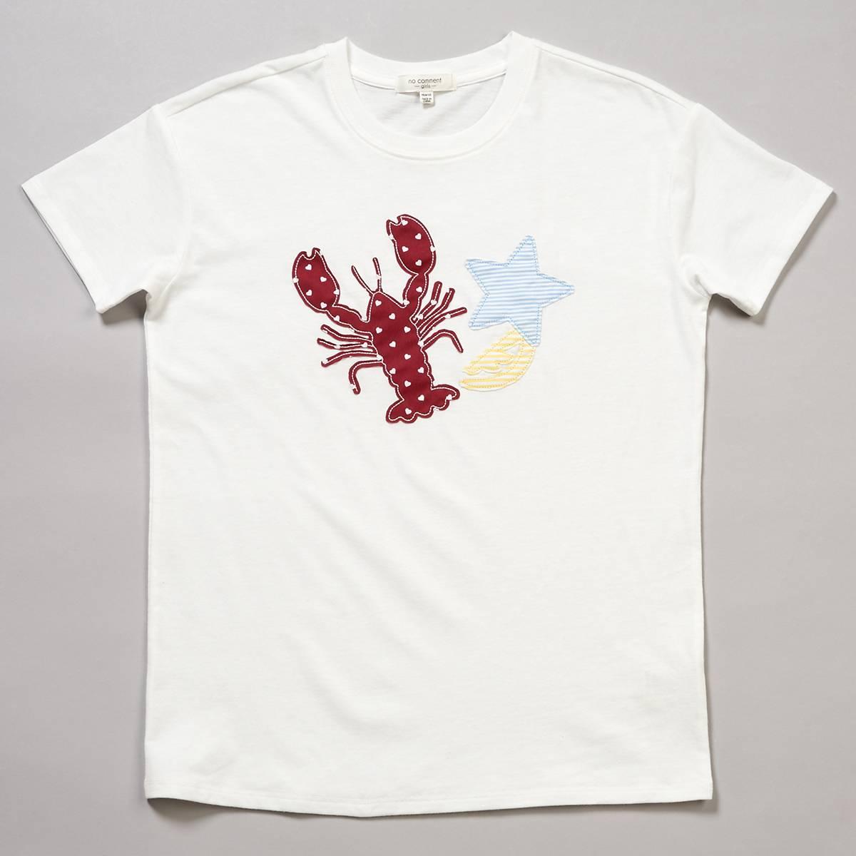 Click here for Girls (7-16) No Comment Short Sleeve Lobster Boyfr... prices