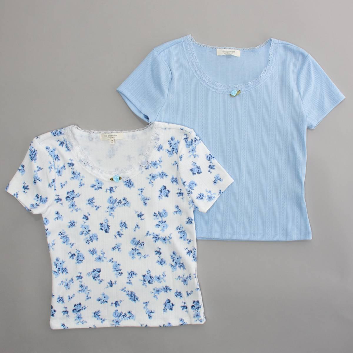 Click here for Girls (7-16) No Comment 2pk. Scoop Neck Tees with... prices