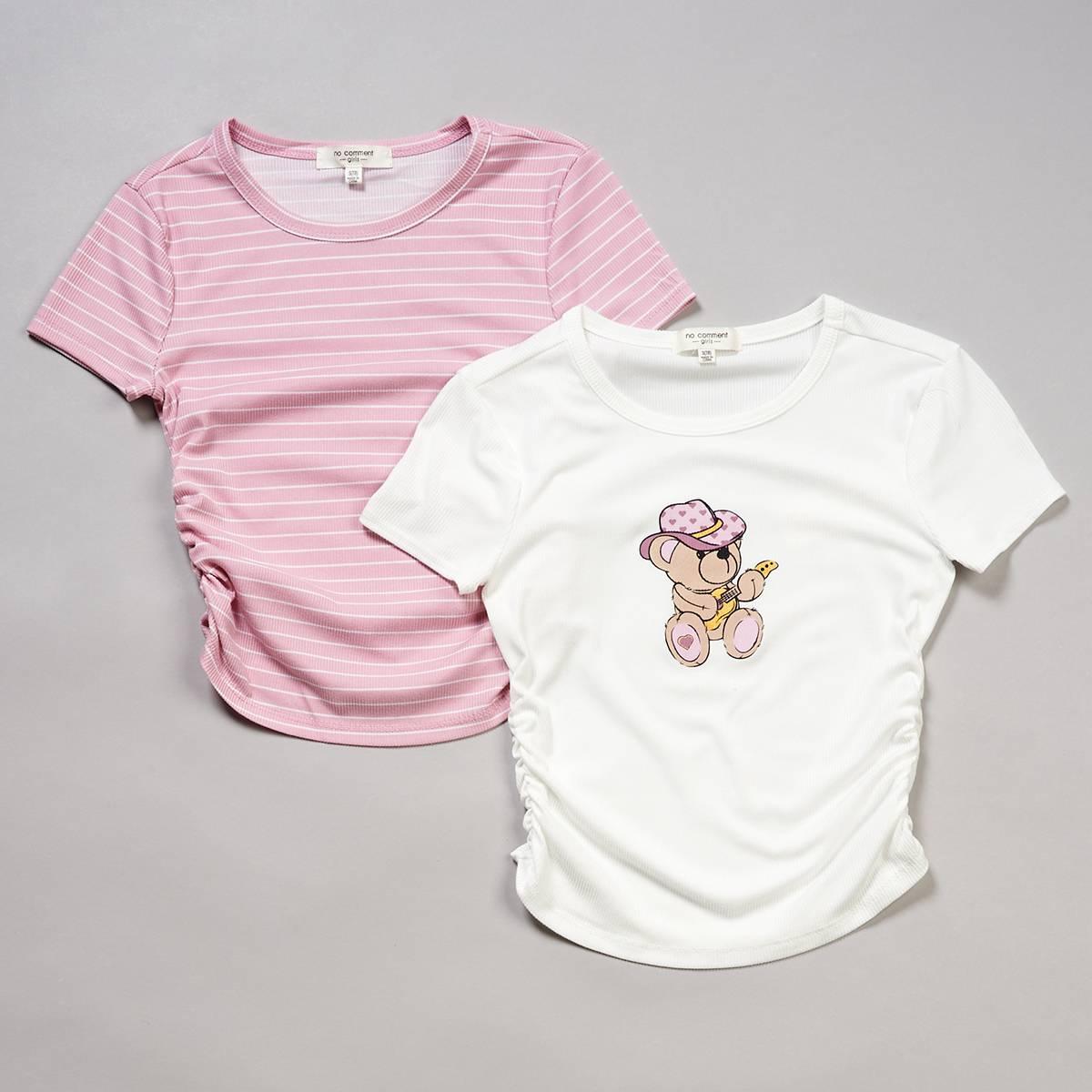 Click here for Girls (7-16) No Comment 2pk. Cowgirl Bear/Stripe S... prices