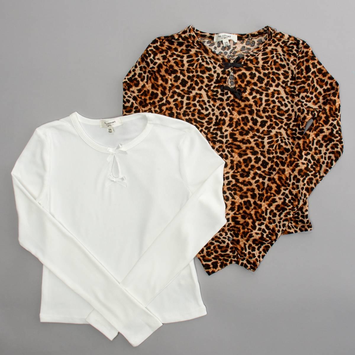 Click here for Girls (7-16) No Comment 2pk. Long Sleeve Keyhole L... prices