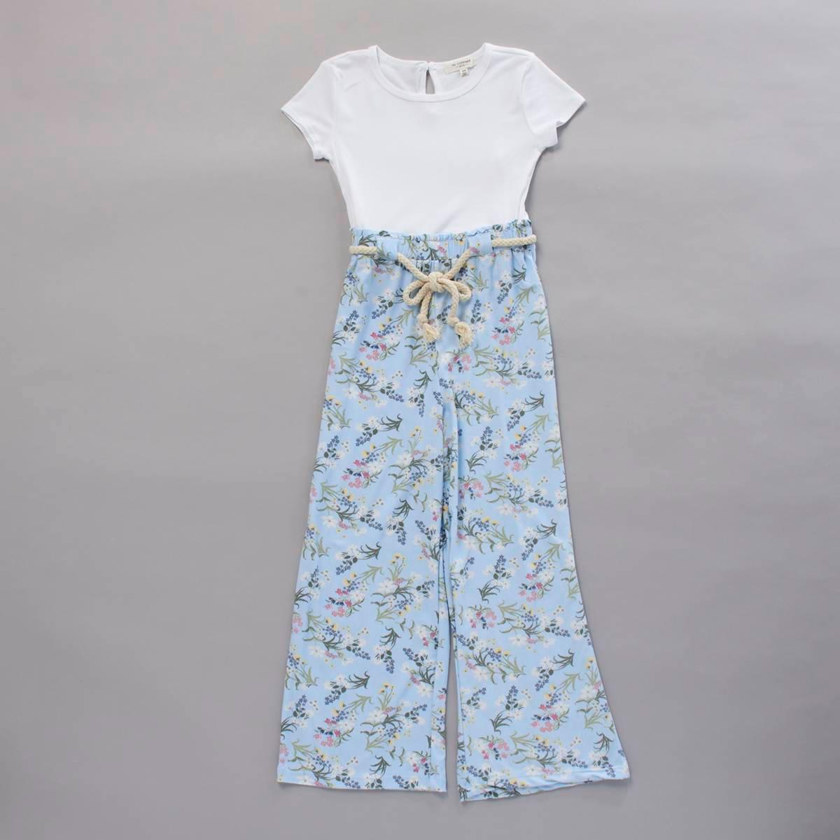 Click here for Girls (7-16) No Comment Floral Paperbag Waist Jump... prices