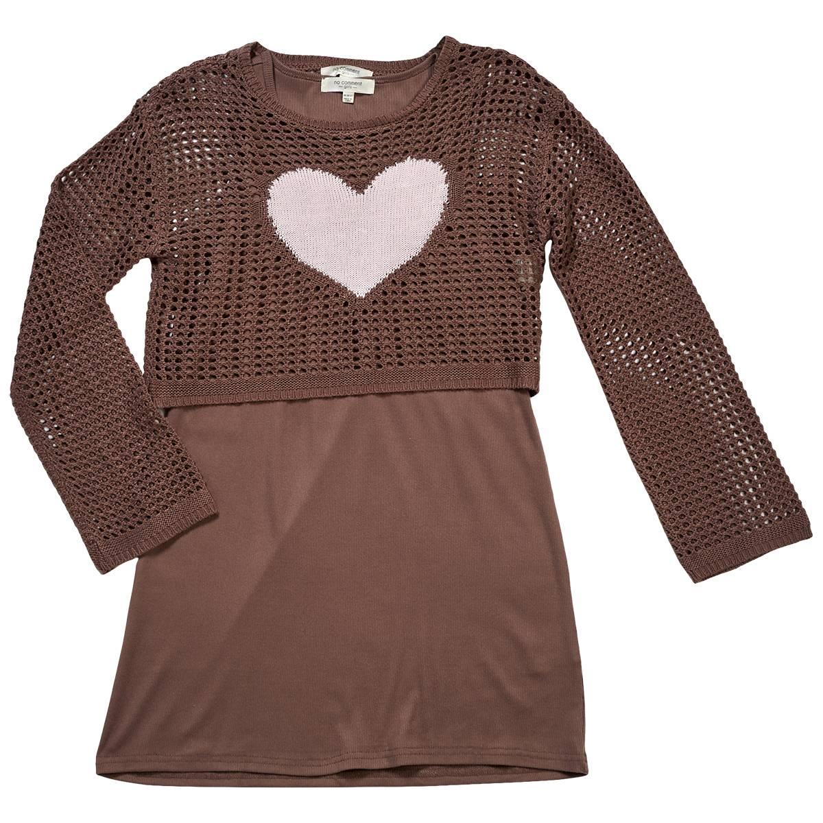 Click here for Girls (7-16) No Comment 2Fer Long Crochet Heart To... prices