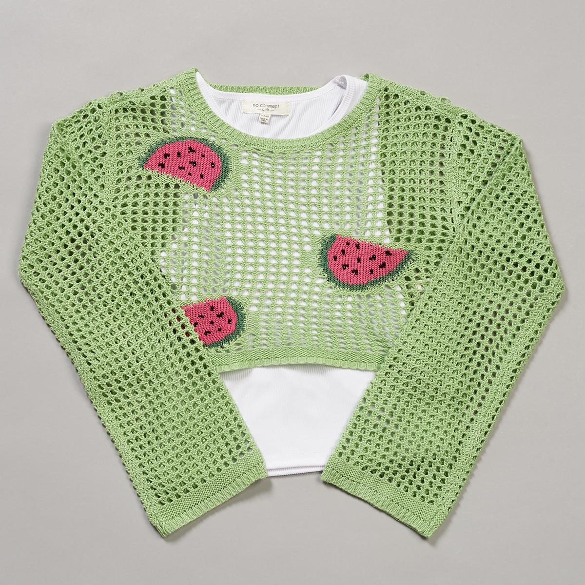 Click here for Girls (7-16) No Comment 2Fer Crochet Watermelon To... prices