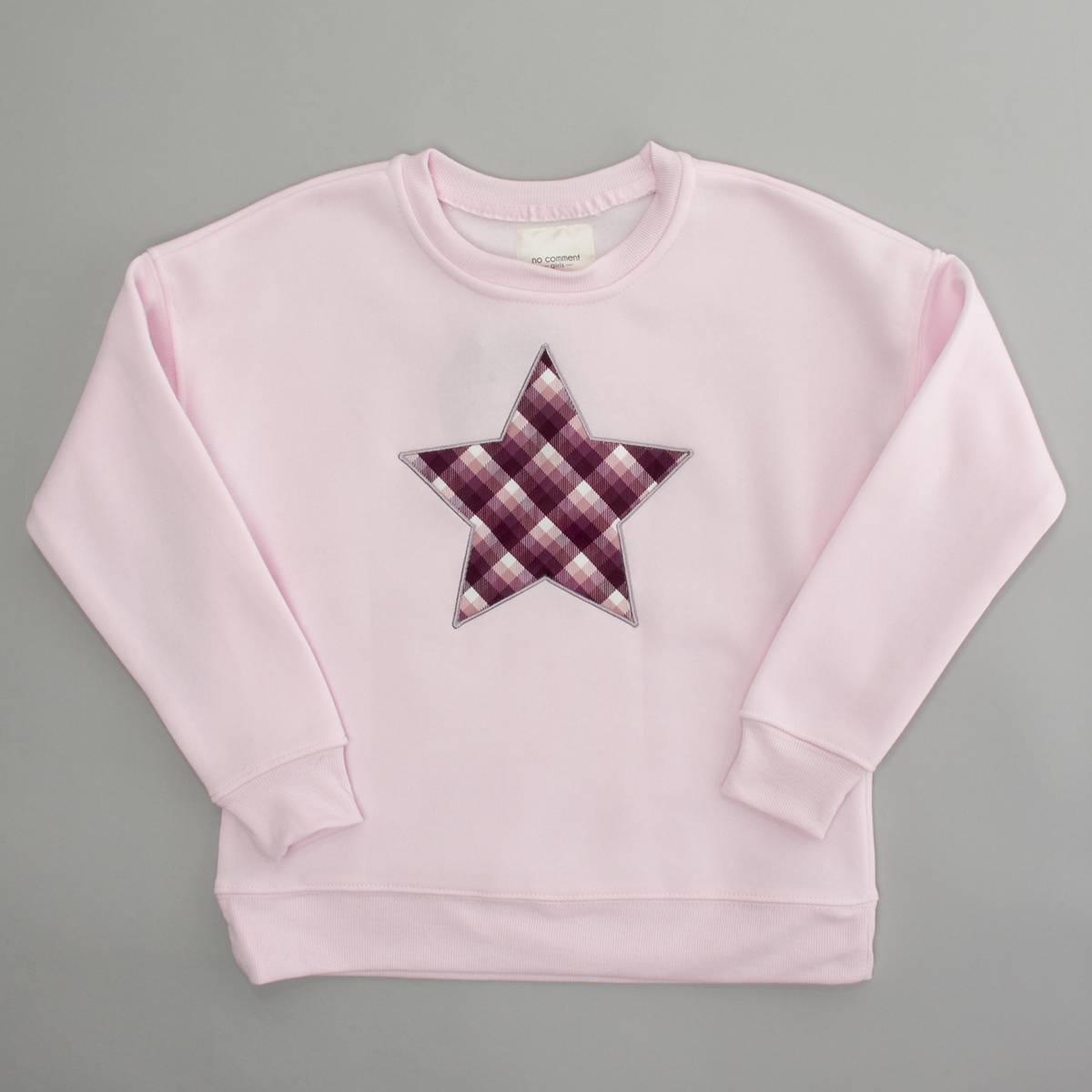 Click here for Girls (7-16) No Comment Plaid Star Applique Sweats... prices