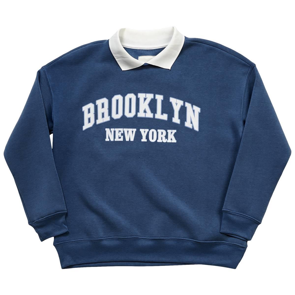 Click here for Girls (7-16) No Comment Brooklyn Oversized Polo Sw... prices