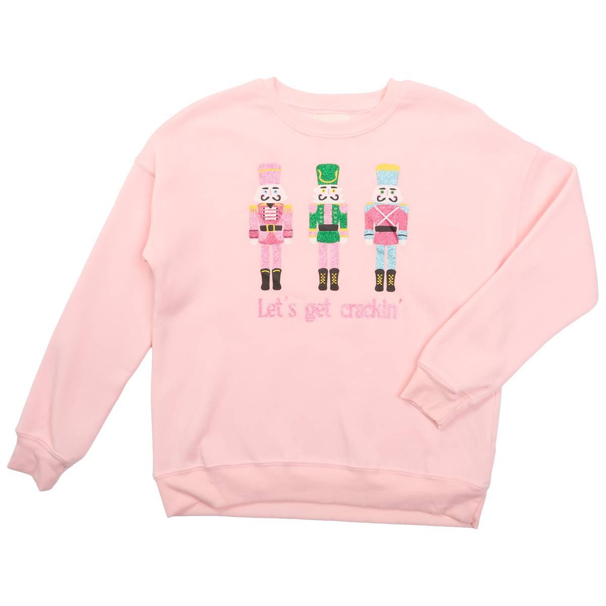 Click here for Girls (7-16) No Comment Oversized Nutcracker Sweat... prices