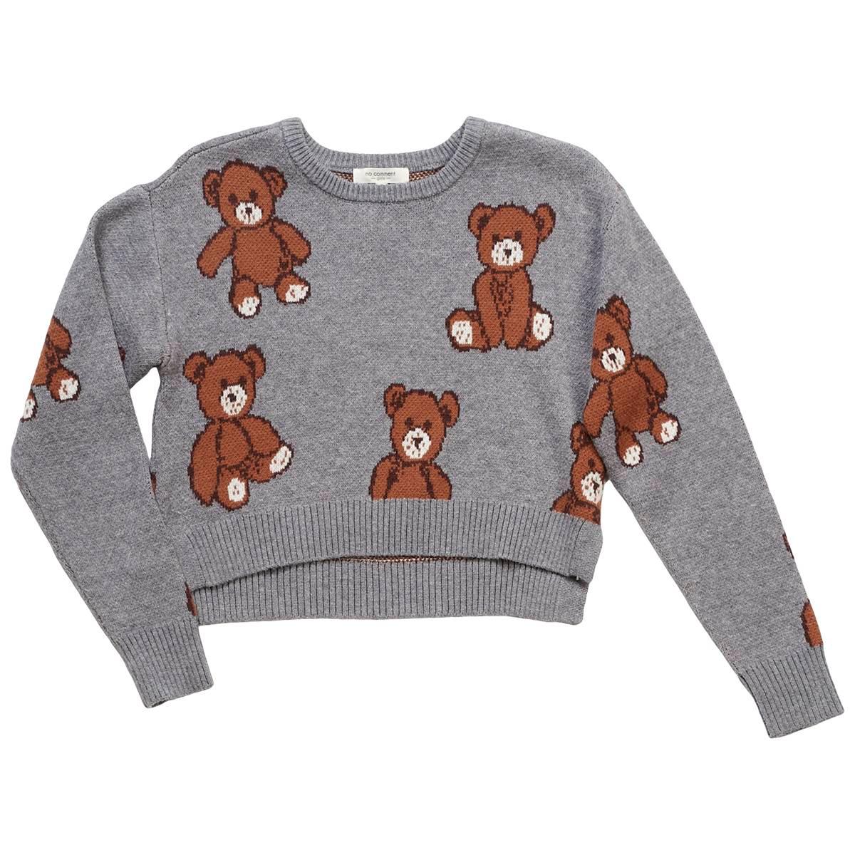 Click here for Girls (7-16) No Comment Teddy Bear Pullover Sweate... prices
