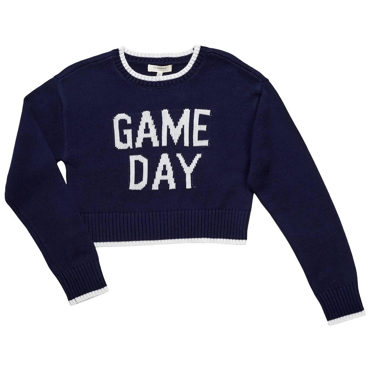 Click here for Girls (7-16) No Comment Game Day Knit Sweater prices