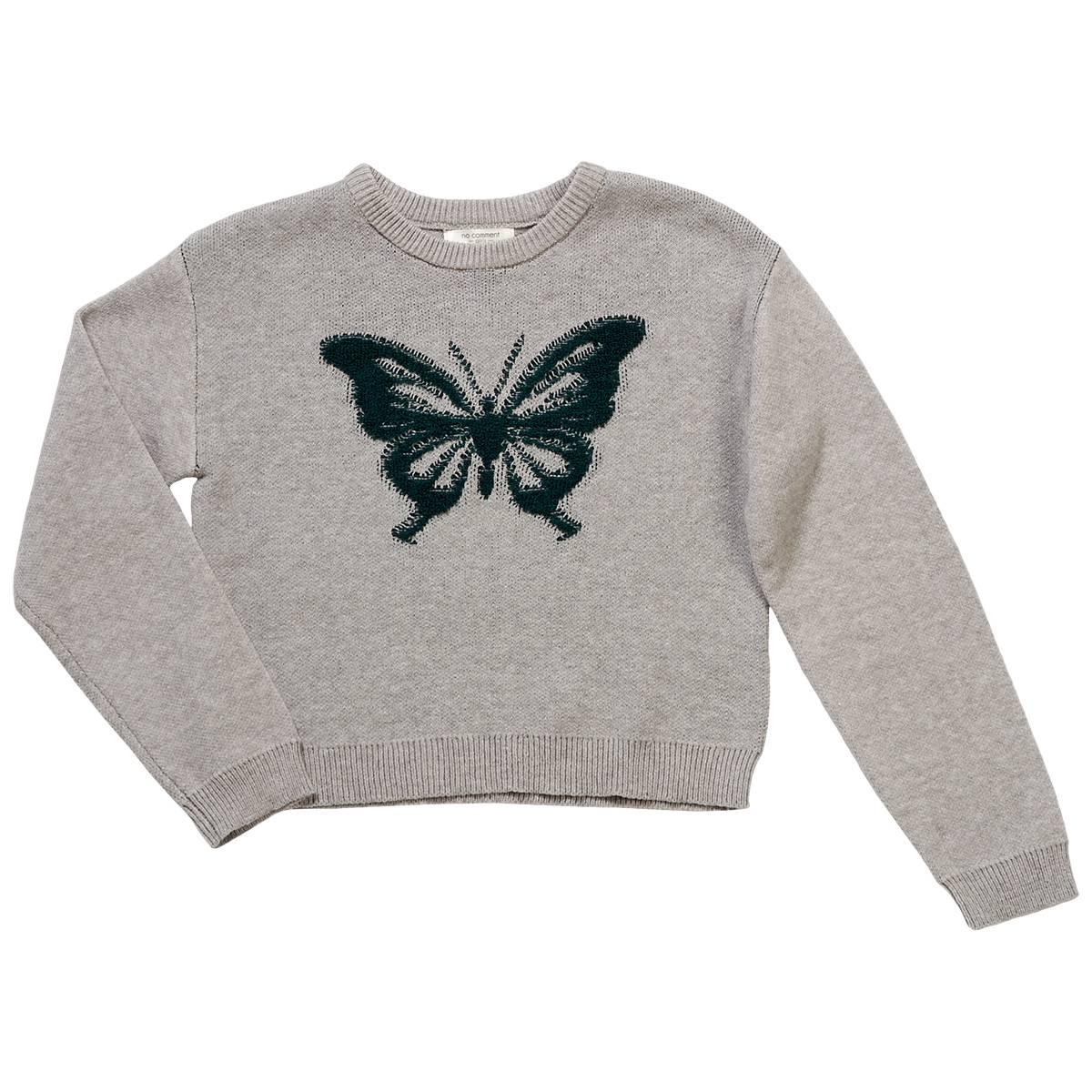 Click here for Girls (7-16) No Comment Long Sleeve Butterfly Swea... prices