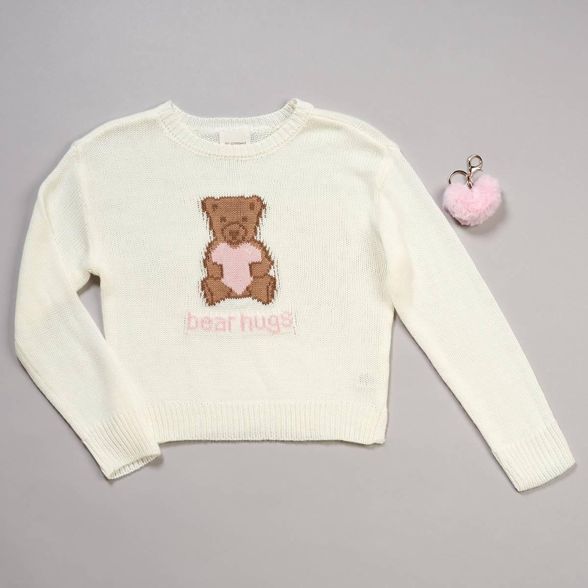 Click here for Girls (7-16) No Comment Long Sleeve Bear Hugs Swea... prices