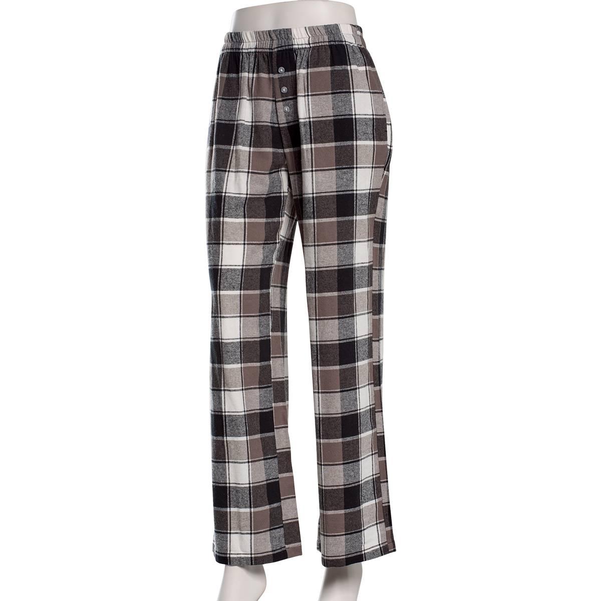 Click here for Juniors No Comment Plaid Flannel Wide Leg Lounge P... prices