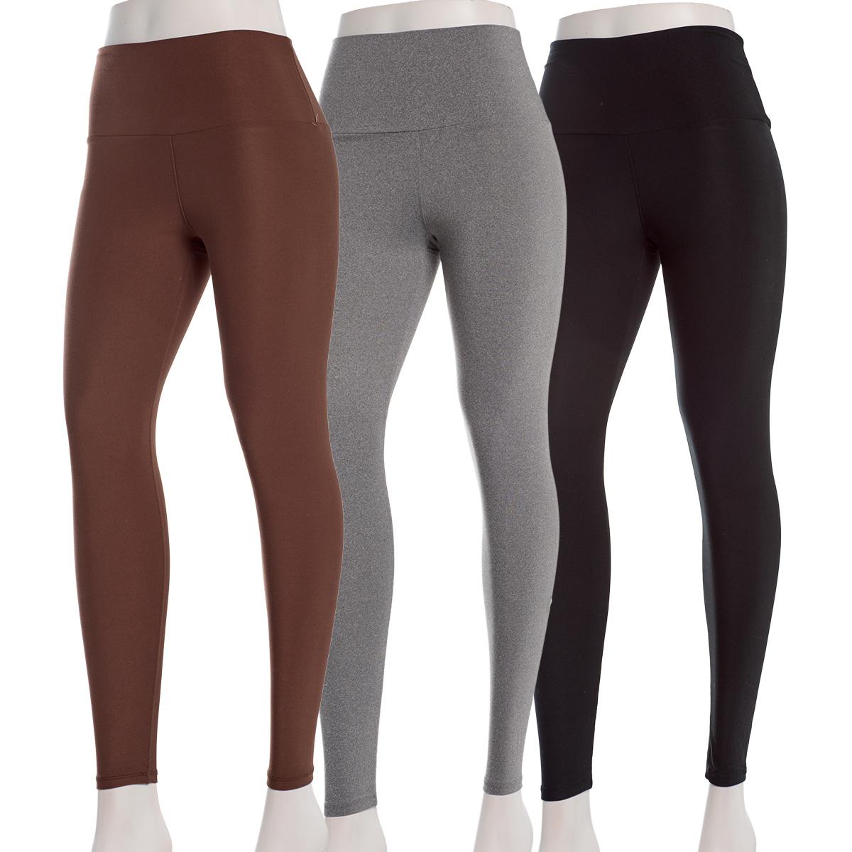 Click here for Juniors No Comment 3pk. Solid Wide Waist Leggings prices