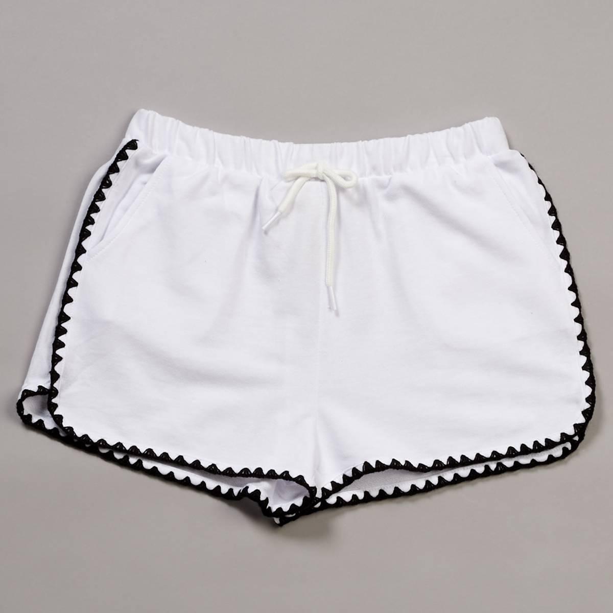 Click here for Girls (7-16) No Comment Dolphin Shorts w/ Crochet... prices