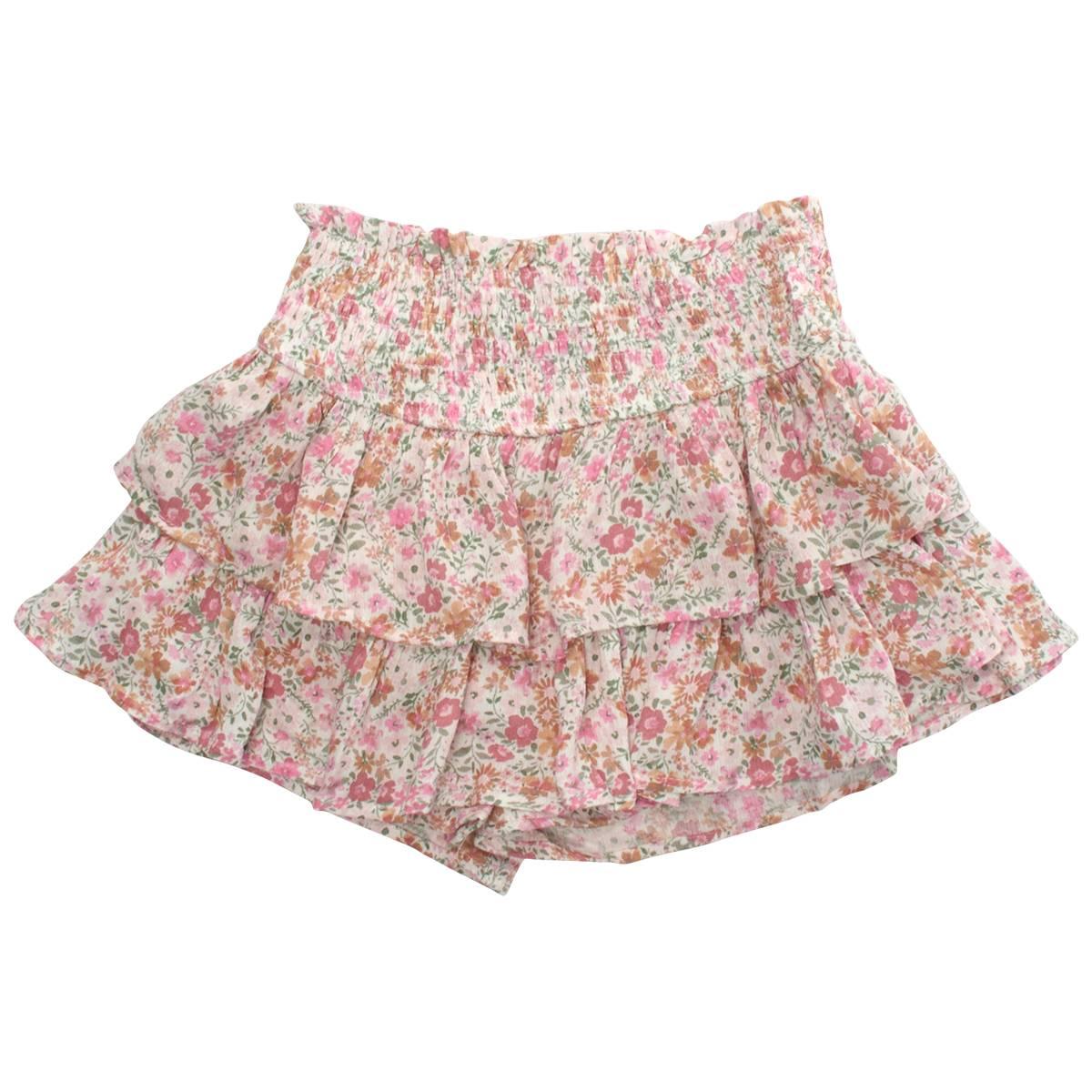 Click here for Girls (7-16) No Comment Floral Smocked Tiered Skor... prices