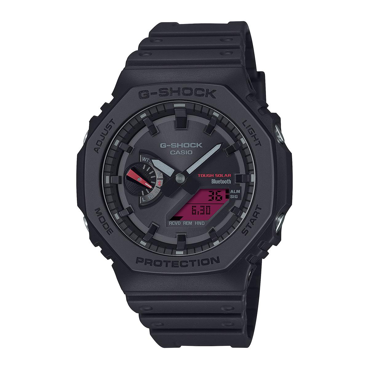 Click here for Mens G-Shock Black Analog Digital Watch w/ Red LCD... prices