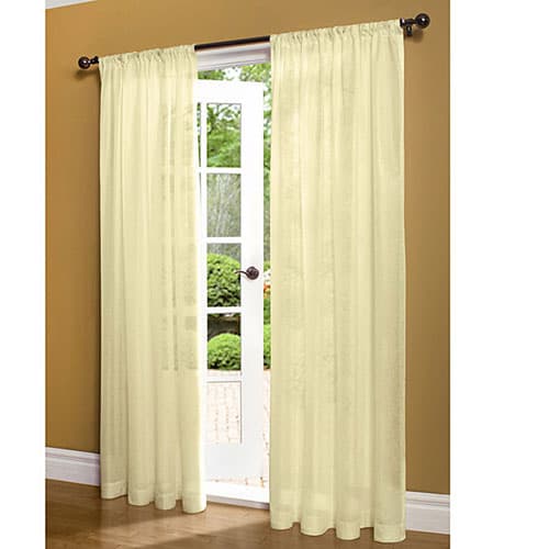 Click here for Weathershield Sheer Curtain Panel - Ivory prices